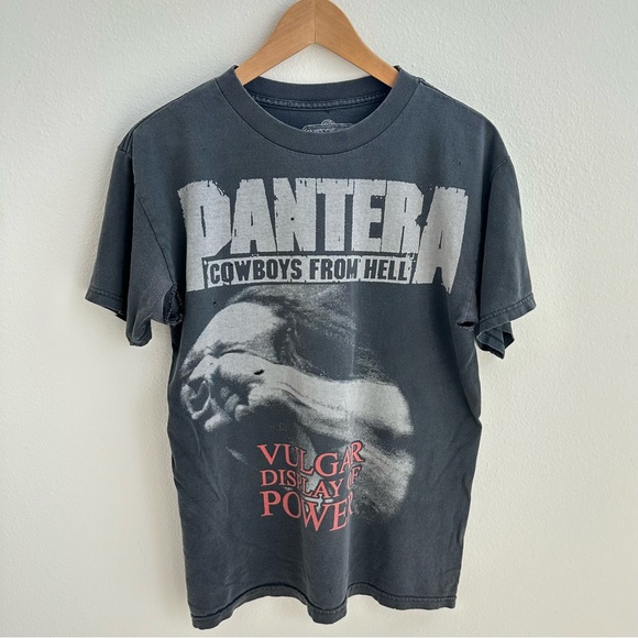 Tops | Pantera Cowboys From Hell Vulgar Display Of Power Tshirt | Poshmark